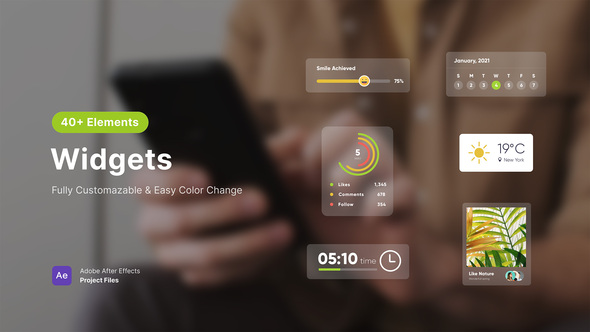 Infographic Widgets, After Effects Project Files | VideoHive